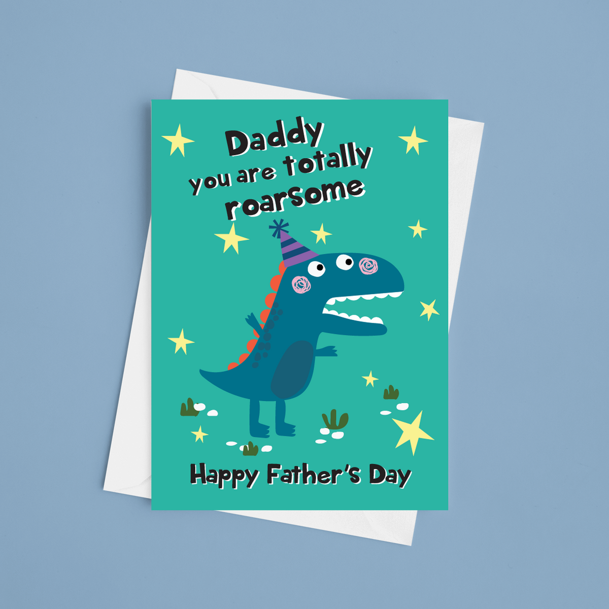 Roarsome Daddy - A5 Father's Day Card – Laura Lonsdale Designs