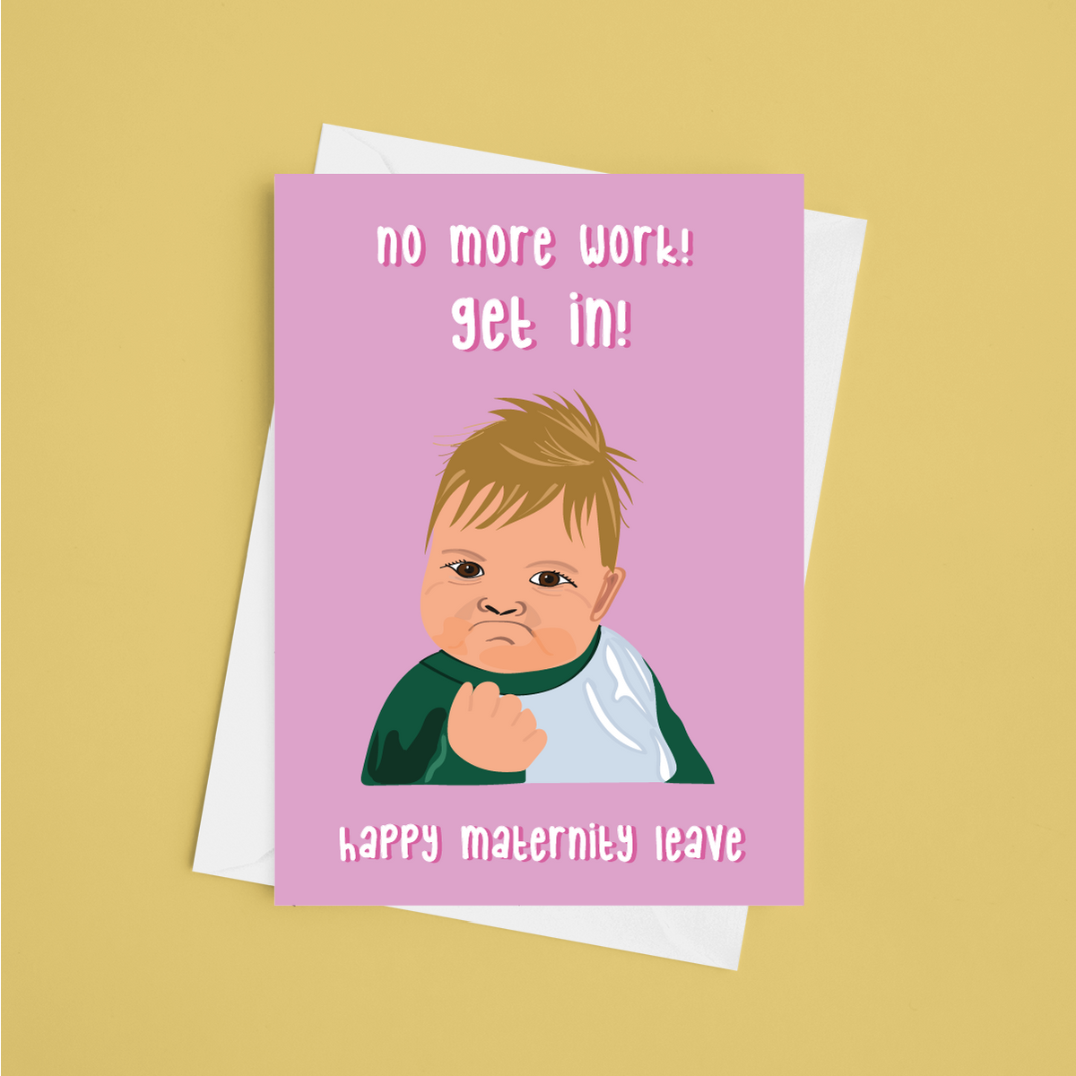 Happy Maternity Leave - A5 Greeting Card – Laura Lonsdale Designs