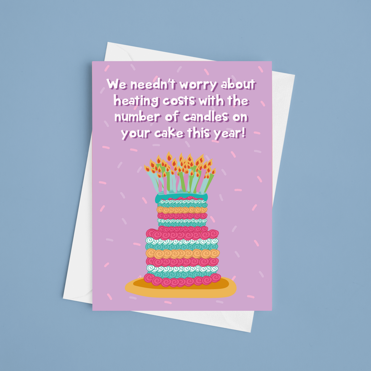 Heating Bills Birthday - A5 Greeting Card – Laura Lonsdale Designs
