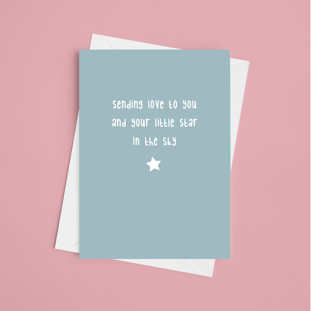 Little Star In The Sky Miscarriage Card - A5 Greeting Card – Laura ...